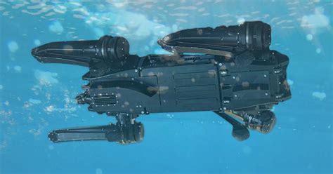 aftermarket naut module lets vision 60 quadruped robot swim