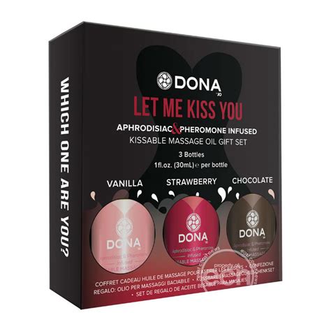 Dona By Jo Let Me Kiss You Massage Oil T Set Fantasy Ts Nj