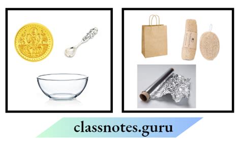 Ncert Class 6 Science Chapter 2 Sorting Materials Into Groups Multiple