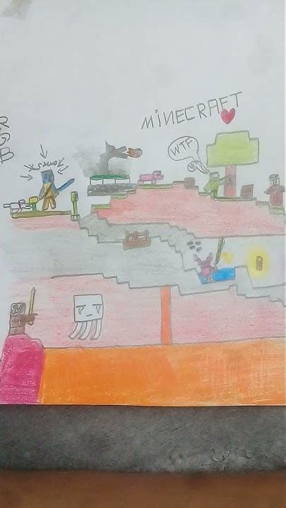 نقاشی من از ماینکرافت Youtube