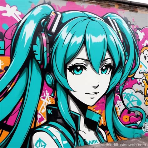 Hatsune Miku Virtual Pop Icon Stable Diffusion Online