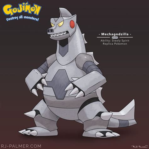 Pokemon X Godzilla Rj Palmer Monster
