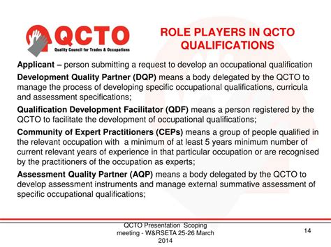 PPT QCTO Presentation W RSETA Scoping Meeting PowerPoint Presentation ID 5197016