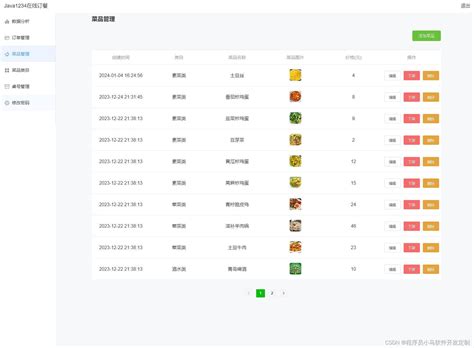 微信小程序扫码点餐订餐系统uni Appspringboot后端vue管理端项目全套源码完成文档说明毕业论文扫码点餐源码