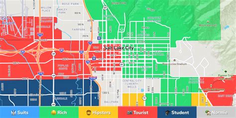 Salt Lake City Neighborhood Map
