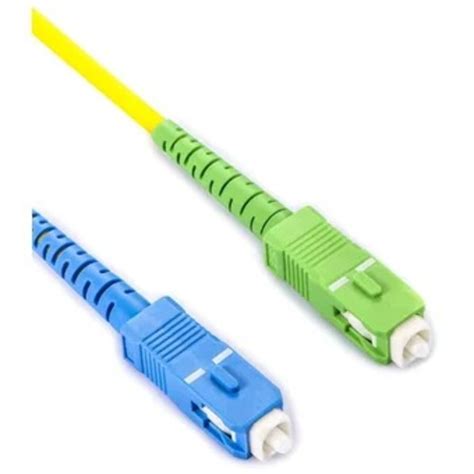 Patch Cord De Fibra Optica Sc Apc Sc Upc Simplex De 3 Metros 3mm Promart