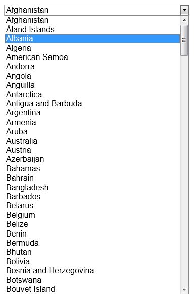 Html Datalist With A Scrollbar Stack Overflow