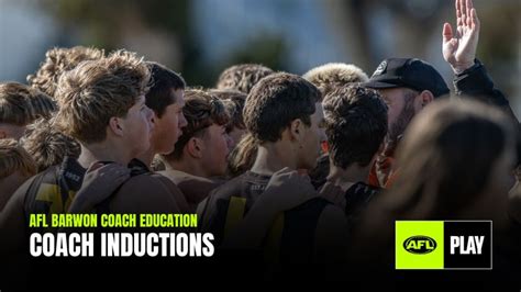 Afl Barwon Coach Inductions March 2025