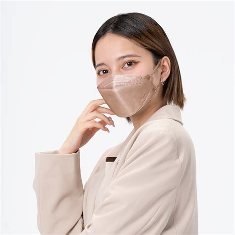 Spun Kuchiraku Mask 小さめ モカブラウン Isdgマスク