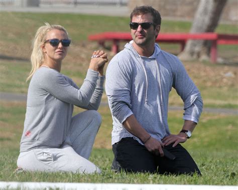 Britney Spears Spends A Leisurely Day At The Park With Her Brother Bryan January 2016