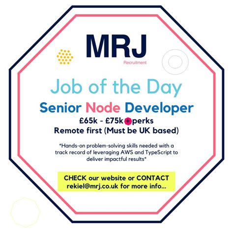 Mrj Recruitment On Linkedin Node Typescript Iac Aws Tdd