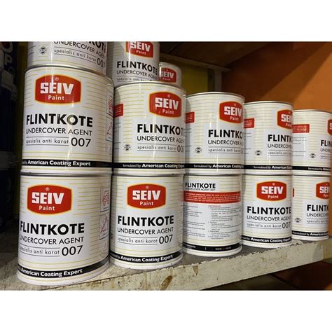 Jual Flintkote Seiv Cat Besi Anti Karat Mobil 1 Kg Plingkut Seng Mesin