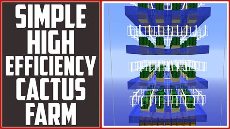 Cactus Farming Is Worth It Simple Efficient Cactus Farm Tutorial [minecraft Factions