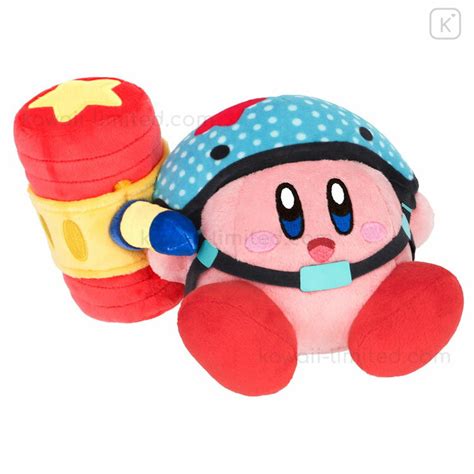 Japan Kirby Plush Toy S Pico Hammer Kirby Discovery Kawaii Limited