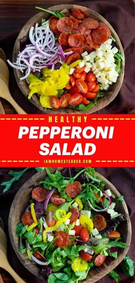 Pepperoni Salad Recipe Spring Mix Salad Recipes Spring Salad
