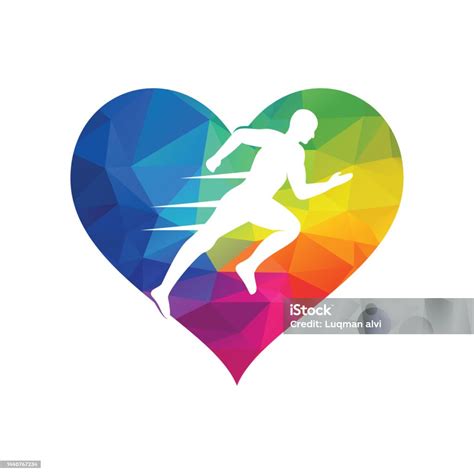 Simbol Vektor Running Man Ilustrasi Stok Unduh Gambar Sekarang