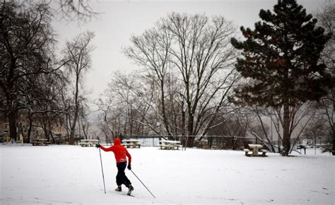 Arctic Blast Ends New York Snow Drought Brings Record Cold To West