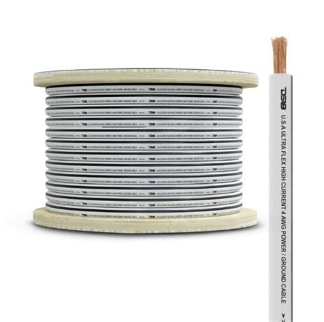 Ds18 4 Ga Marine Grade Tinned 100 Copper Ofc Ground Wire 50 Feet