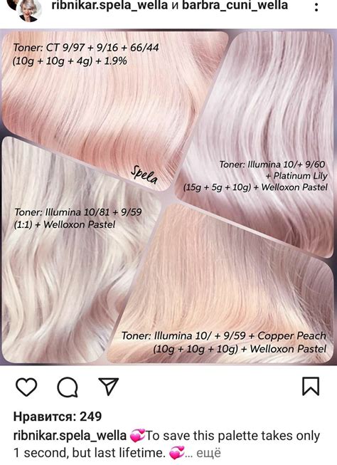 Пин от пользователя Rachel Hunter на доске Hair Формулы цвета волос Цвета волос у блондинок