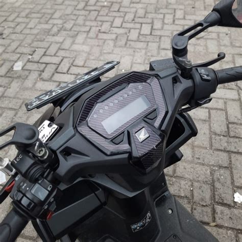 Stiker Sticker SpeedoMeter VARIO 160 Carbon Stiker Speedo Meter VARIO