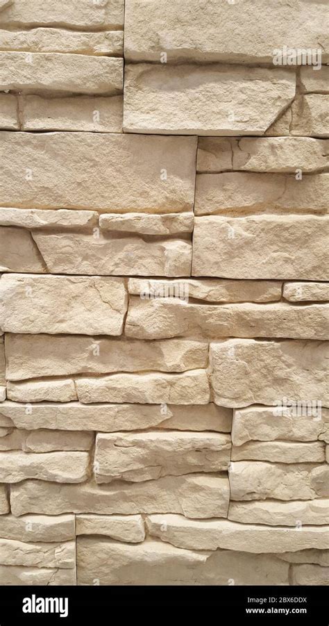Beige Stone Cladding Texture