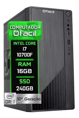 Pc Fácil Intel Core I7 10700f 16gb Ddr4 Ssd 240gb