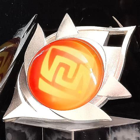 Deluxe Genshin Impact Snezhnaya Metal Keychain Cosplay Eyes Of God