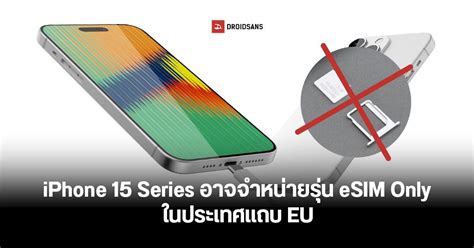 Iphone 15 Series ในบางประเทศอาจใส่ซิมไม่ได้แล้ว เตรียมหนุนระบบ Esim