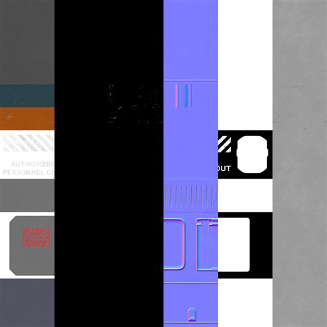 Artstation Sci Fi Trim Sheets Game Assets