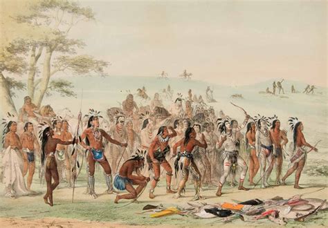 George Catlin Collection Of 6 Colored Lithographs Mutualart