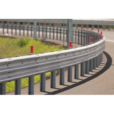 Sliver Crash Tested Conventional Metal Beam Crash Barrier At Best Price