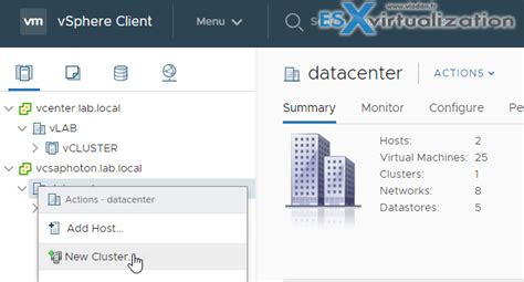Vcp6 7 Dcv Objective 4 2 Create And Configure Vsphere Objects Esx Virtualization