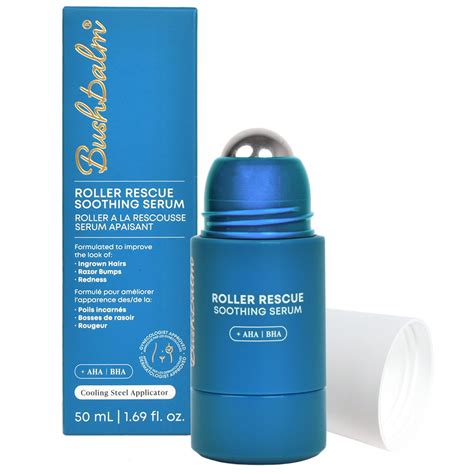 Bushbalm Roller Rescue Ingrown Hair Serum Includes Aha And Bha