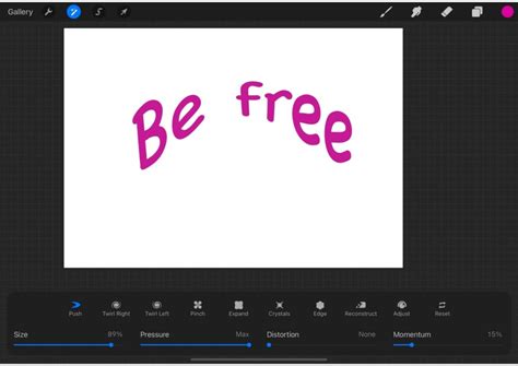 How to Curve Text in Procreate (6 EASY Methods!) + FREE Curved ...
