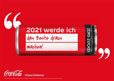Coca Cola Kampagne Startet Mit Inspirierenden Vorsätzen Für 2021