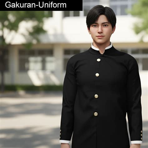 Gakuran Uniform For Genesis 9 Daz Content By Kuraikya