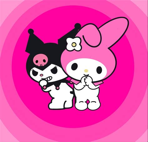 My Melody And Kuromi Drawing Hello Kitty Kitty Drawings