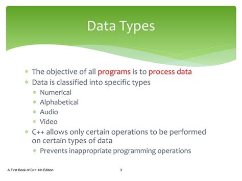 Csc1100 Lecture02 Ch02 Datatypedeclaration Ppt