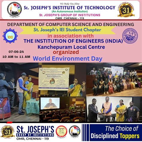 Cse St Josephs Institute Of Technology On Linkedin The Department Of