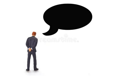 Manager With Speech Bubble Stock Photo Image Of Communication 197561662