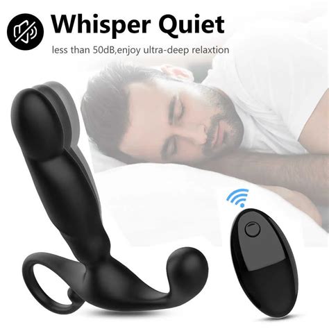 Anal Vibrator Prostate Massager Dual Stimulation Butt Plug For Men