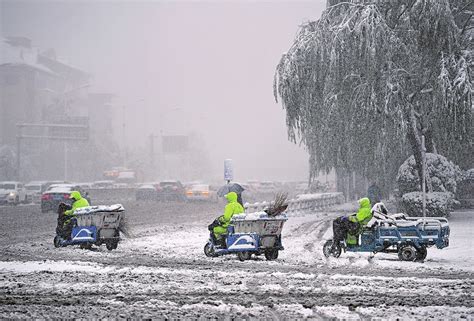 济南发布道路结冰黄色预警 预报20日傍晚到21日有中到大雪 济南社会 舜网新闻