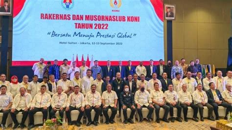 Buka Rakernas KONI 2022 Menpora Amali Ingatkan 2 Hal Ini