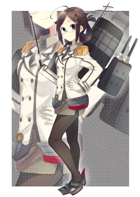 Safebooru 1girl Ahoge Alternate Hairstyle Bangs Bespectacled Black