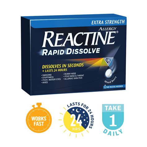 Allergy Medication Products Antihistamine Reactine®