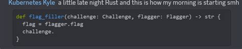 the first rust project i participated in was actually the big bang r