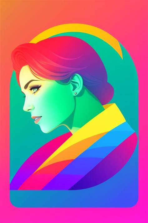 Lesbian Logo Rainbow Colour By Lisadzul On Deviantart