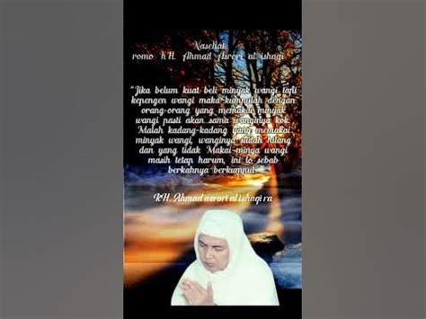Nasehat KH. Ahmad asrori al ishaqi - YouTube