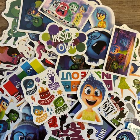 Inside Out Vinyl Stickers Etsy