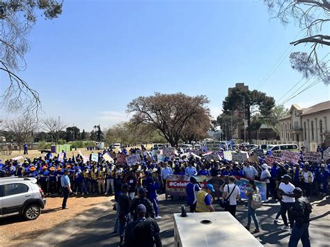Bheki Cele Must Go 100s Of Da Members March To Tshwane Police Ministry